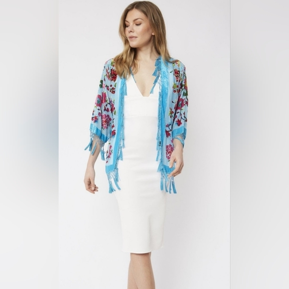 Du Barry | Jackets & Coats | Du Barry Fashion Womens Floral Devore ...